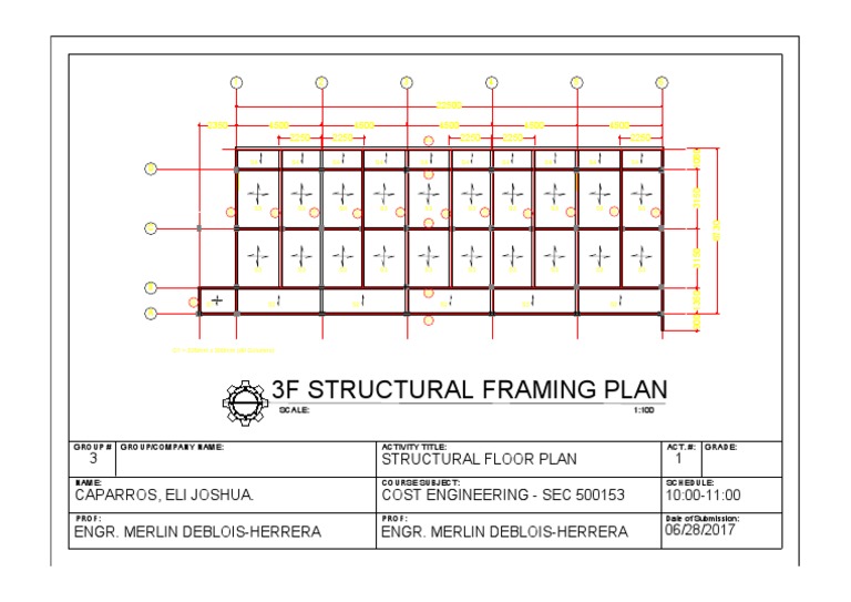 3f Framing Plan-Model | PDF