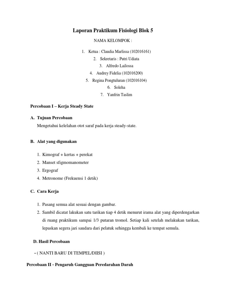 Penggunaan Kimograf dalam Fisiologi Otot | PDF