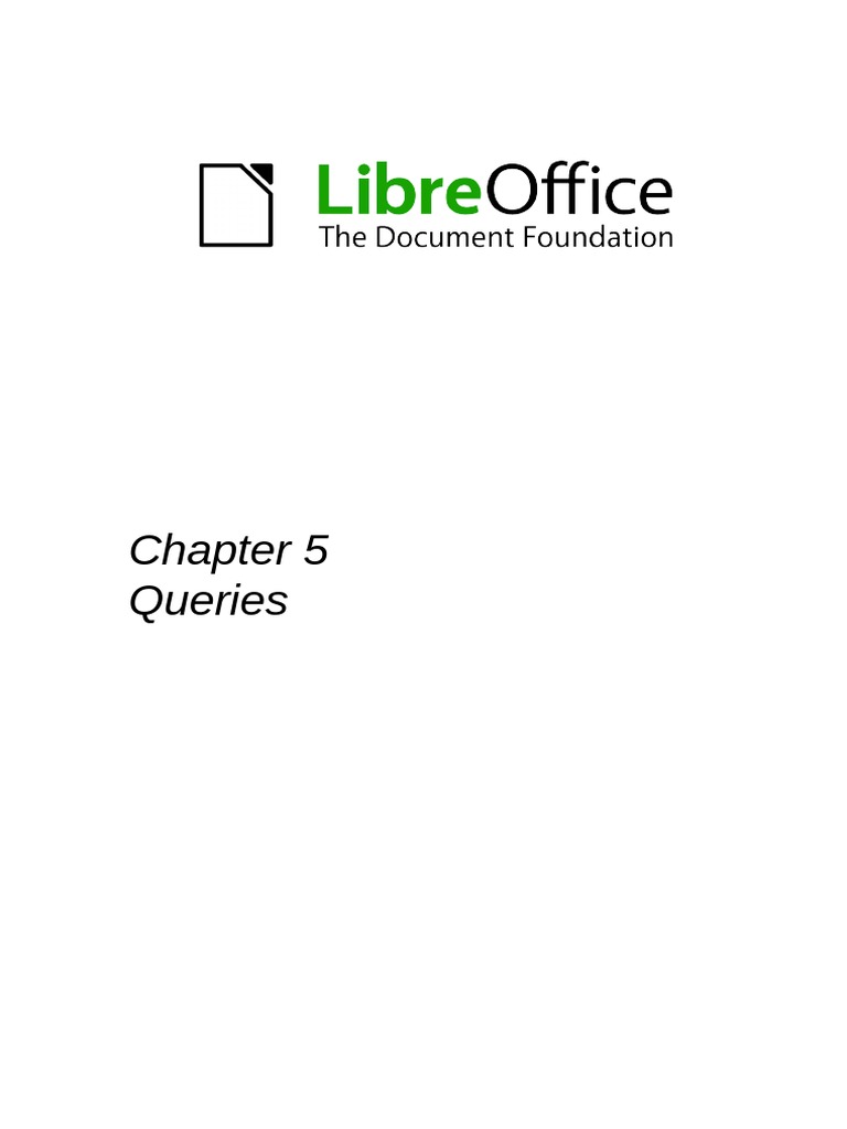 LibreOffice Database Handbook 5 | PDF | Sql | Boolean Data Type