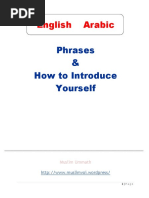 English Phrases Arabic Phrases | PDF | Waiting Staff