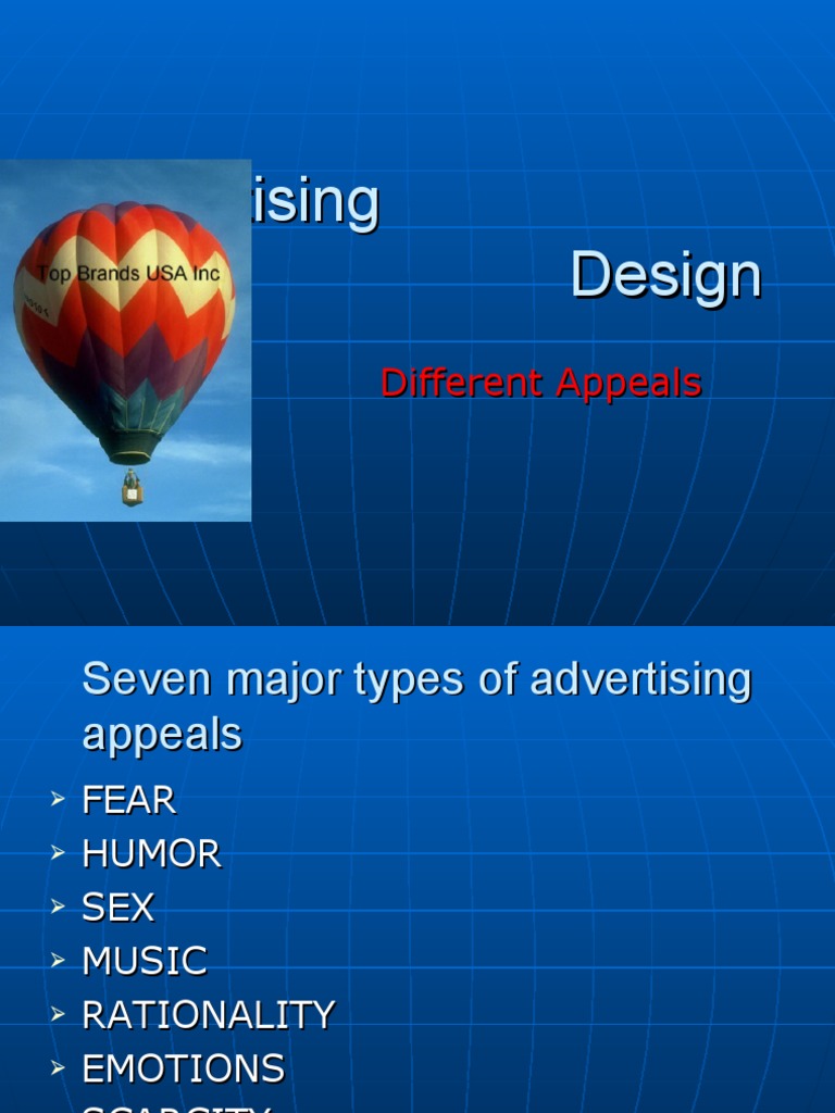 Types of Advertising Appeals Explained | PDF | Advertising | Brand