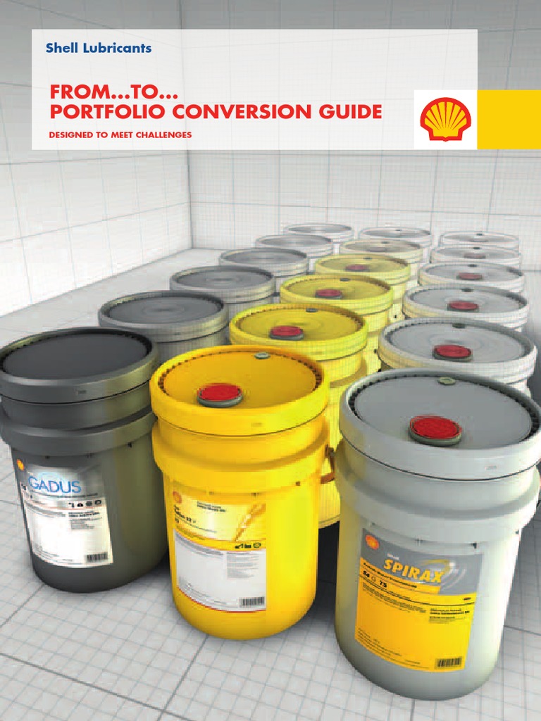 Shell Lubricants Conversion Guide PDF | PDF | Bearing (Mechanical ...