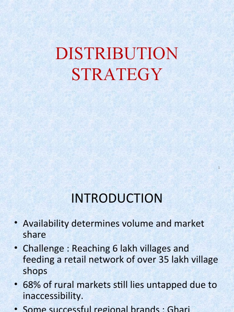 Rural Distribution Challenges | PDF | Retail | Target Audience
