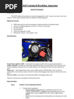 SCBA Checklist | PDF | Mechanical Engineering | Equipment