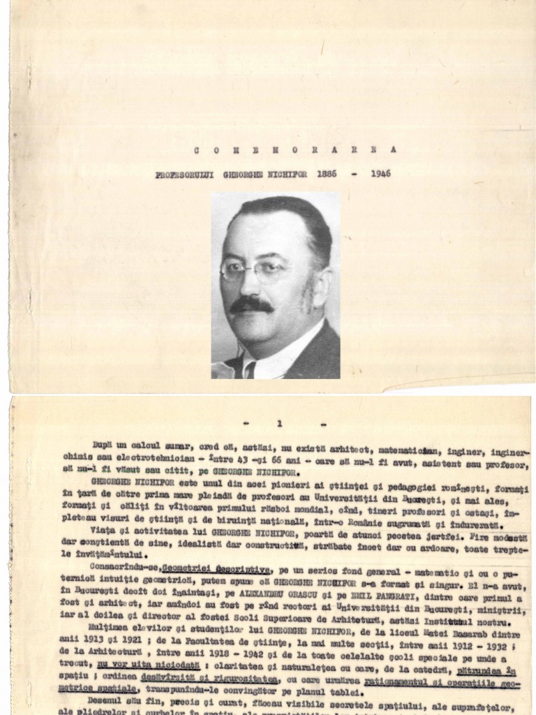 Prof. Arh. Adrian Gheorghiu (1966) : Prof - Dr. GHEORGHE NICHIFOR (1986 ...
