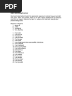 Sleep Quality Questionnaire | PDF | Sleep | Physiology