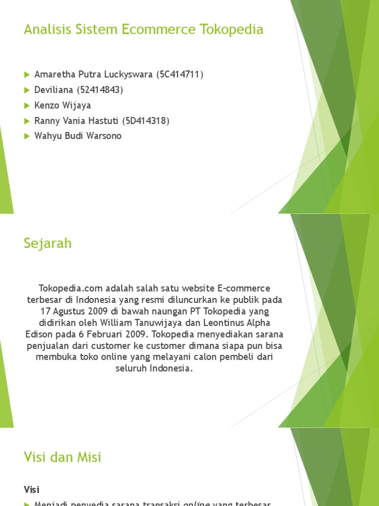 Analisis Ecommerce Tokopedia Indonesia | PDF | Komputer