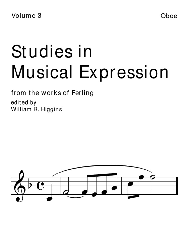 Studies in Musical Expression: Edited by William R. Higgins | PDF ...