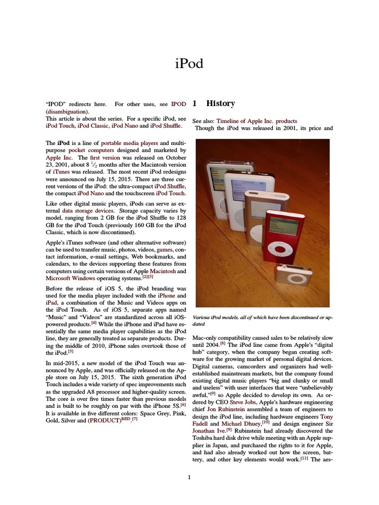 I Pod | PDF | I Pod | I Tunes