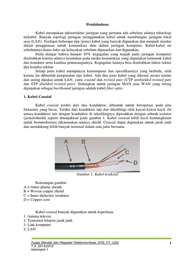 Standar Kabel | PDF
