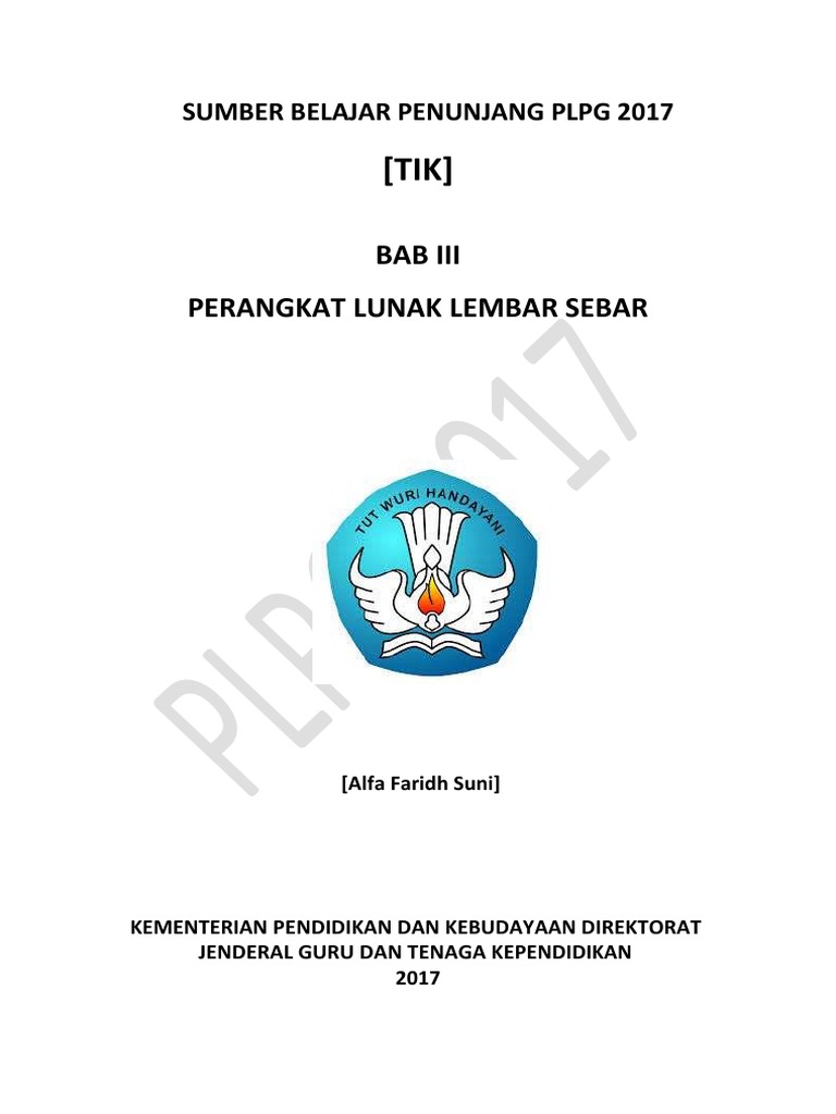 Bab III Perangkat Lunak Lembar Sebar | PDF | Komputer