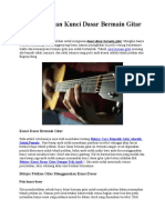 Kunci Dasar Gitar Lengkap Dengan Gambar Dan Panduannya | PDF
