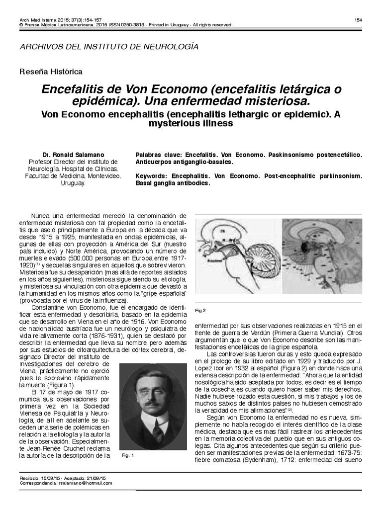 Encefalitis Letargica o de Von Economo | PDF | Influenza | Virus