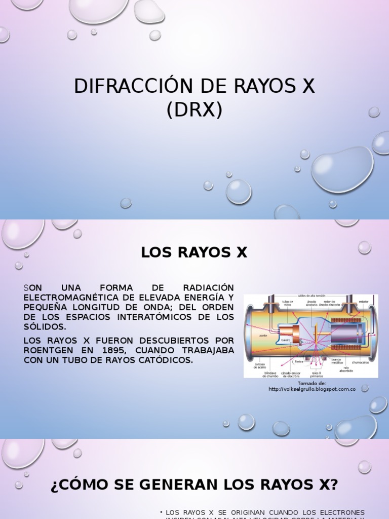 Difracción De Rayos X (DRX) | Rayo X | Cristalografía de rayos X