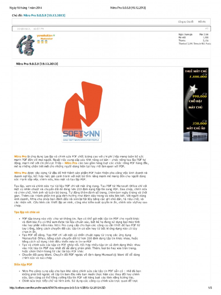 Nitro Pro 9.0.5 | PDF