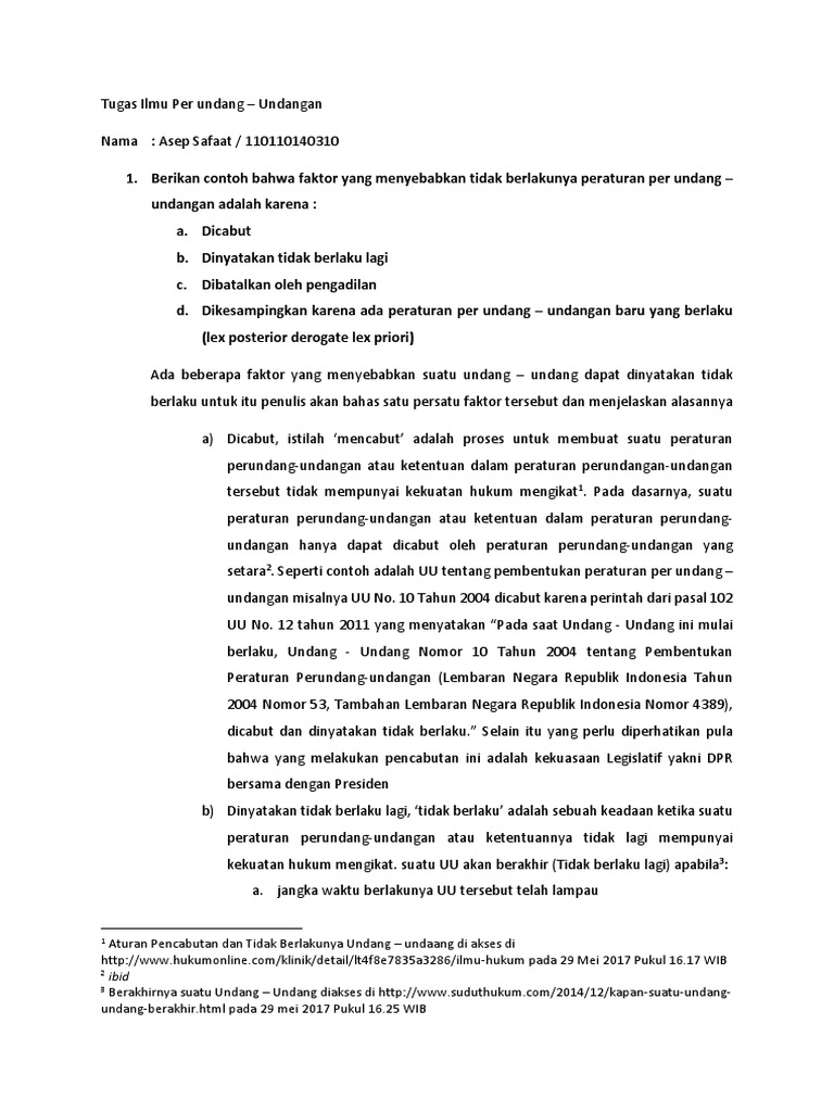 Ilmu Perundang - Undangan | PDF | Hukum