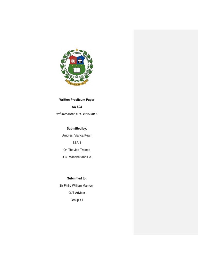 OJT Compilation 2 | PDF | Business | Business (General)