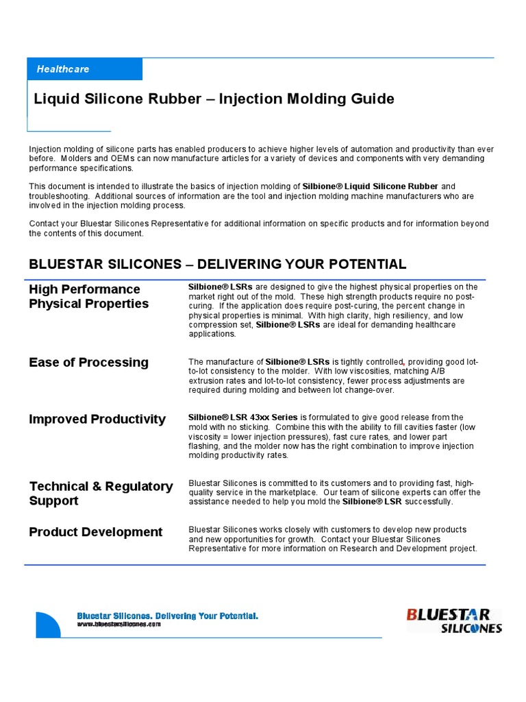 LSR Users Guide PDF | PDF | Silicone | Casting (Metalworking)