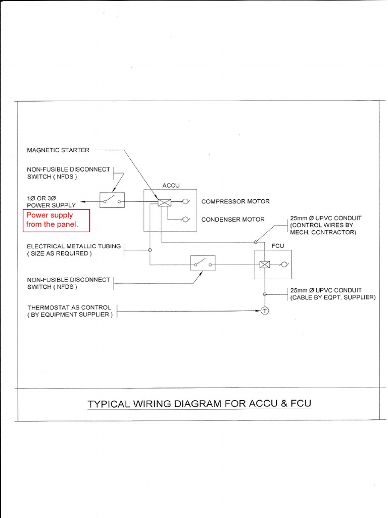 FCU Electrical Connection Guide | PDF