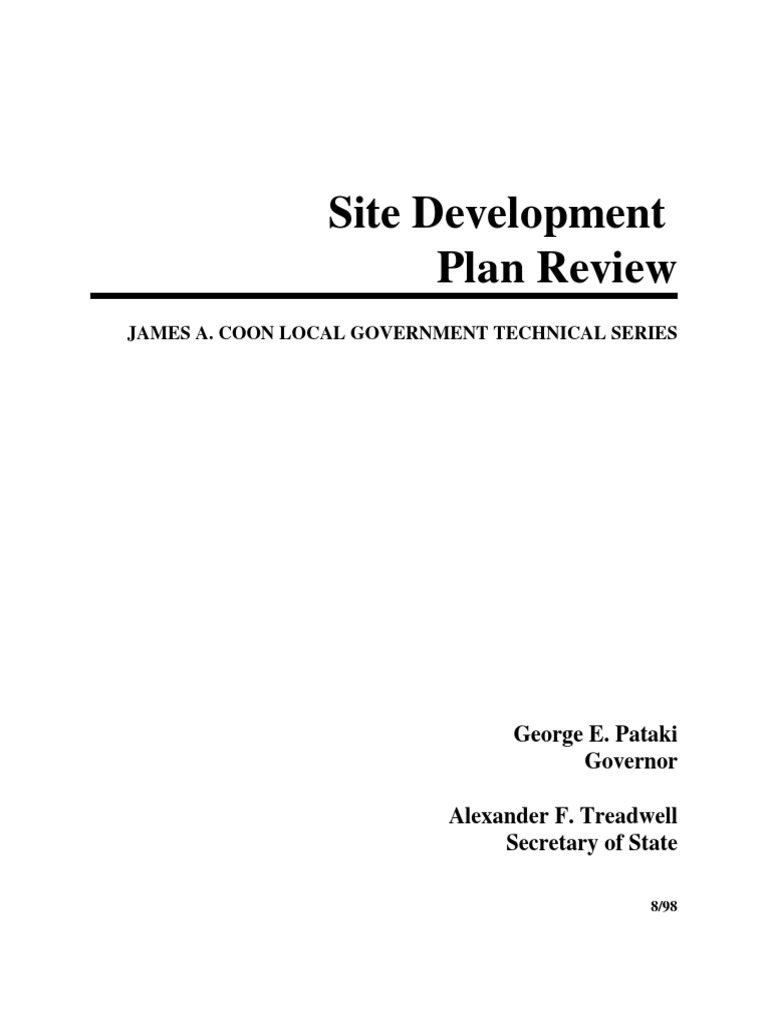 Site Development Plan Review | PDF | Zoning | Local Ordinance