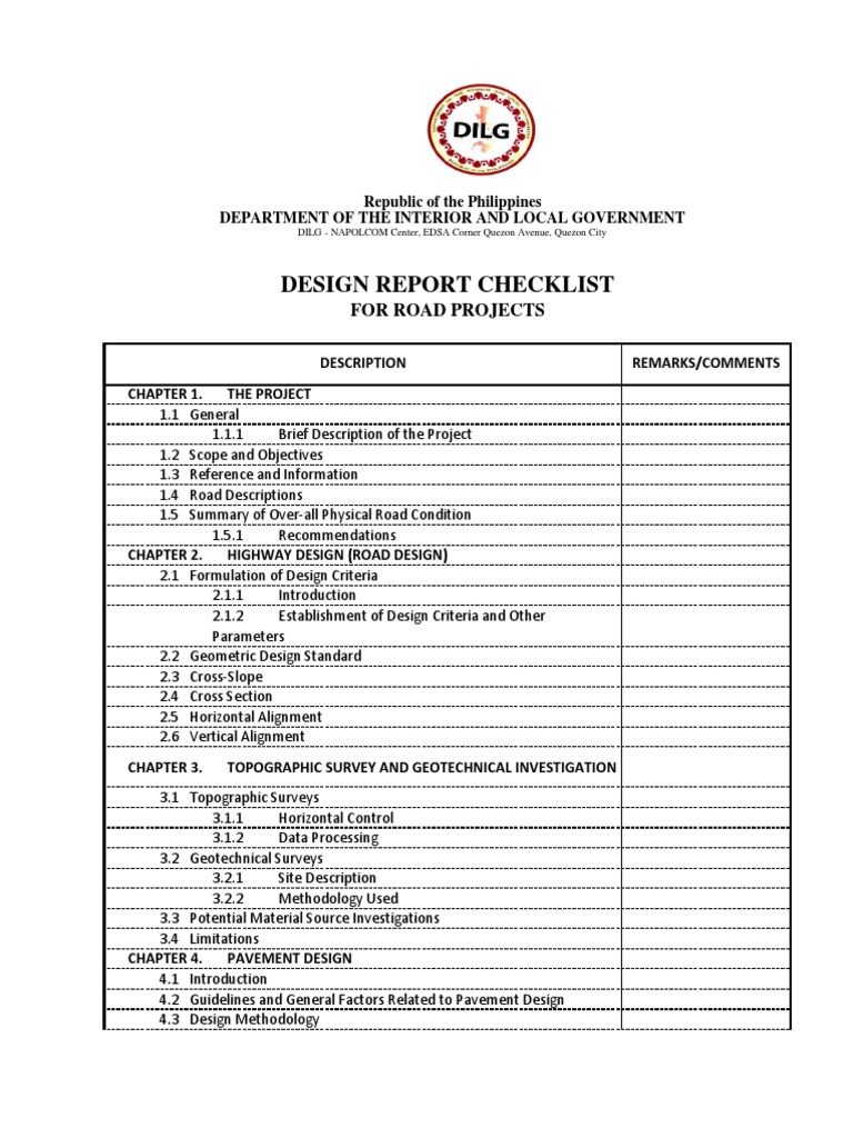 Road Design Standards and Guidelines | PDF | Road | Geotechnical ...