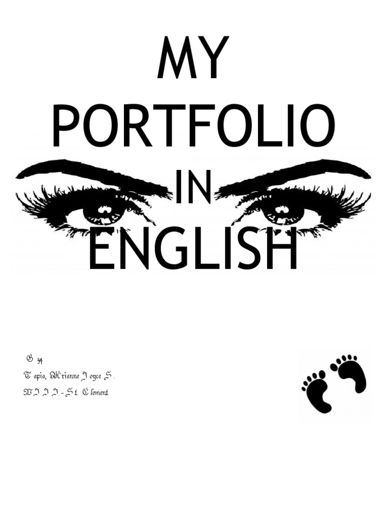 MY Portfolio English: G34 Tapia, Arianne Joyce S. VIII-St. Clement | PDF
