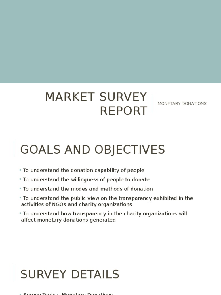 E.M. - Market Survey Report | PDF | Social Science