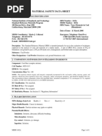 Limestone Material Safety Data Sheet (MSDS) : Manufacturer'S Contact ...