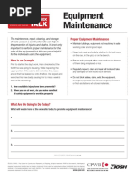 Toolbox Talk Housekeeping | PDF | Housekeeping | Occupational Safety ...