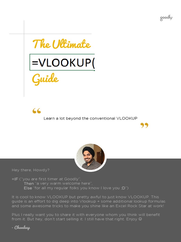 The Ultimate Vlookup Guide PDF | PDF | Areas Of Computer Science | Computing