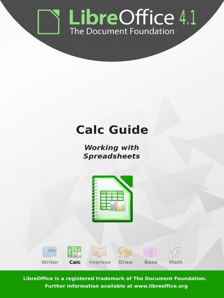 LibreOffice Calc Guide 1 | Download Free PDF | Spreadsheet | Microsoft ...