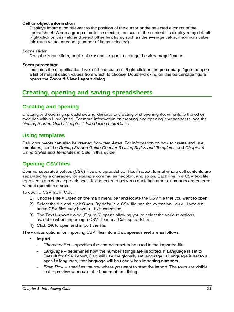 Libreoffice Calc Guide 2 Pdf Comma Separated Values Spreadsheet
