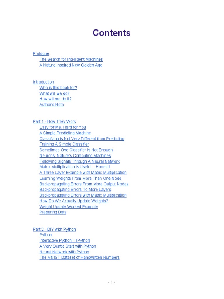 Make Your Own Neural Network PDF | PDF | Artificial Neural Network ...