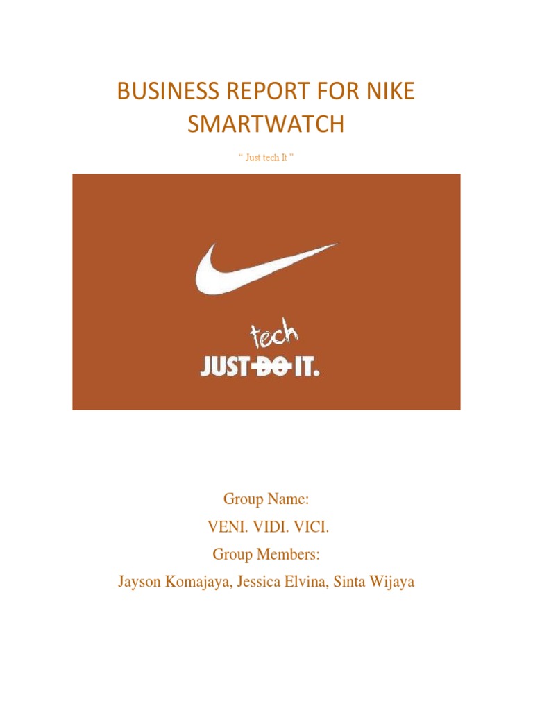 Business Report For Nike | PDF | Smartwatch | Google