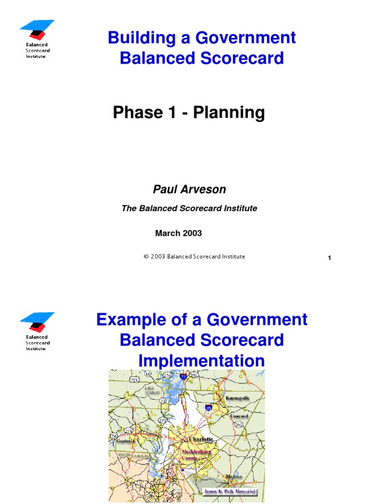Building A Government Balanced Scorecard: Phase 1 - Planning | Download ...