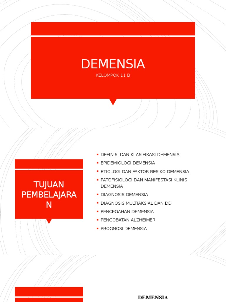 Tutorial 6 Demensia | PDF | Pengembangan Diri