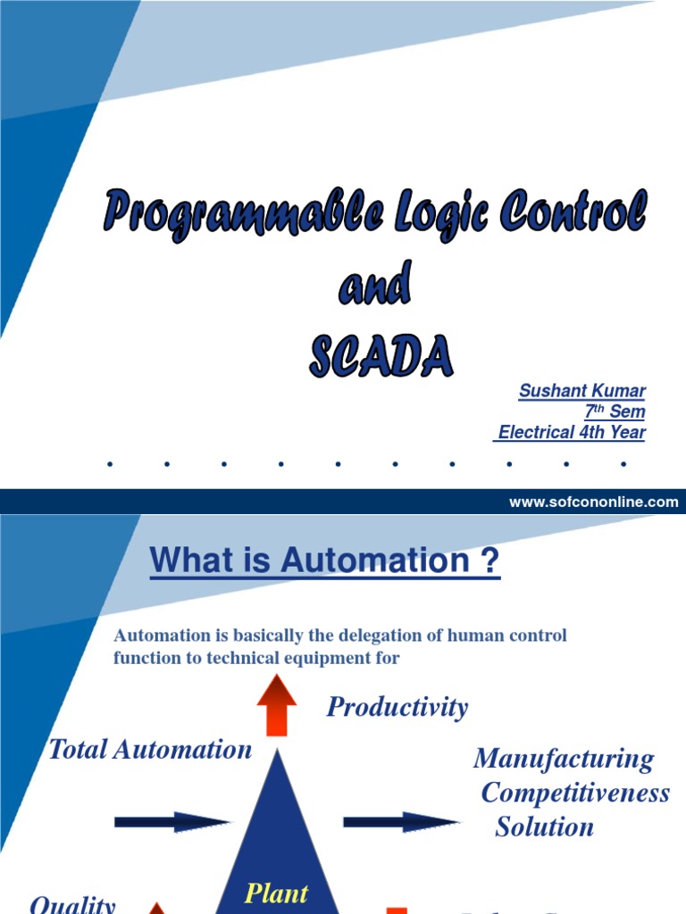 SCADA | PDF | Programmable Logic Controller | Input/Output