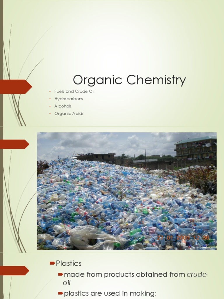 Organic Chemistry: Fuels and Crude Oil Hydrocarbons Alcohols Organic ...