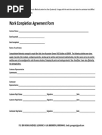 Job Completion Report Template | PDF