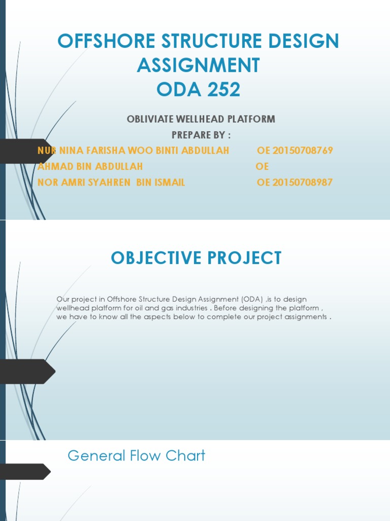 Offshore Structure Design Assignment | PDF | Industries | Engineering