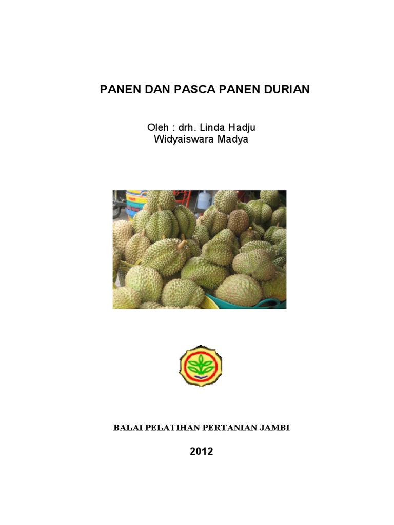 Proses Pemanenan dan Pascapanen Durian | PDF | Teknologi & Rekayasa