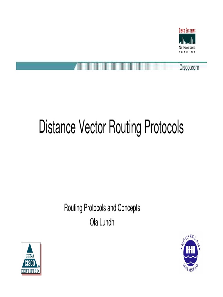 Distance Vector Routing Protocols | PDF | Routing | Router (Computing)