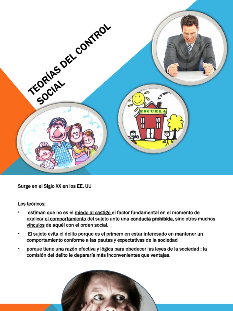 Teorías Del Control Social | PDF | Comportamiento | Sociedad