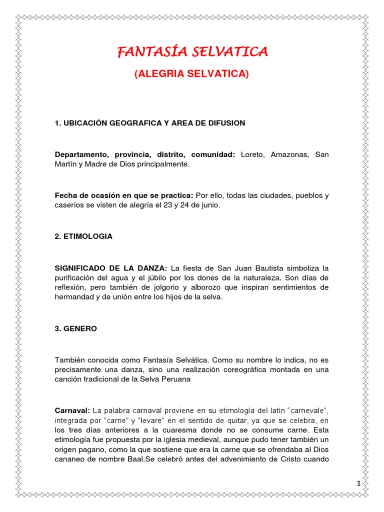 Fiesta de San Juan: Alegría Selvática | PDF | Sátira | Carnaval