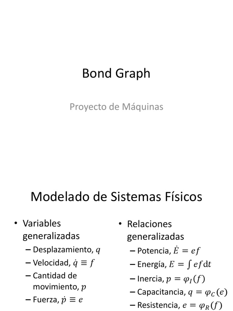 Bond Graph | PDF | Dinámica (Mecánica) | Ecuaciones