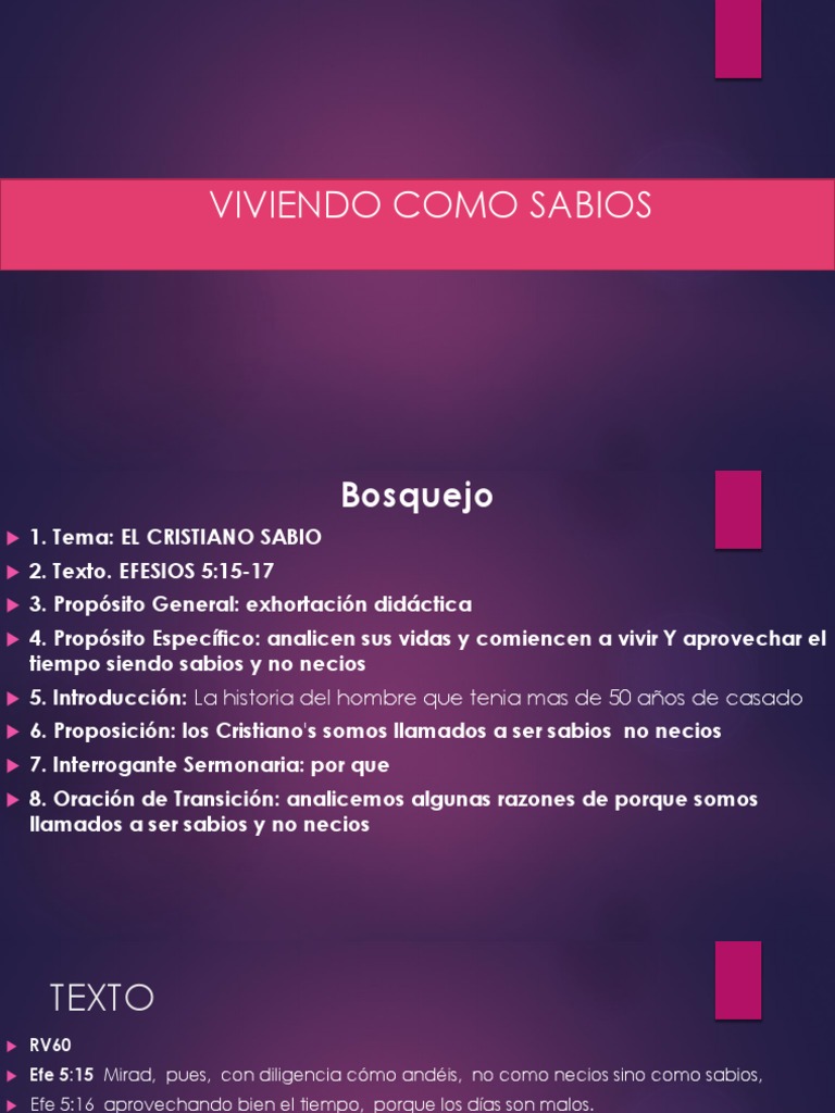 Sabios o Necios | PDF | Verdad | Biblia
