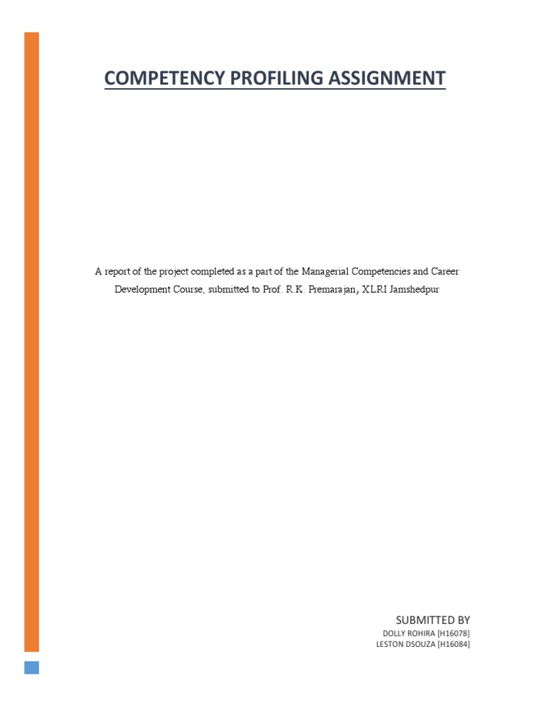 Competency Profiling H16078 H16084 | PDF | Competence (Human Resources ...