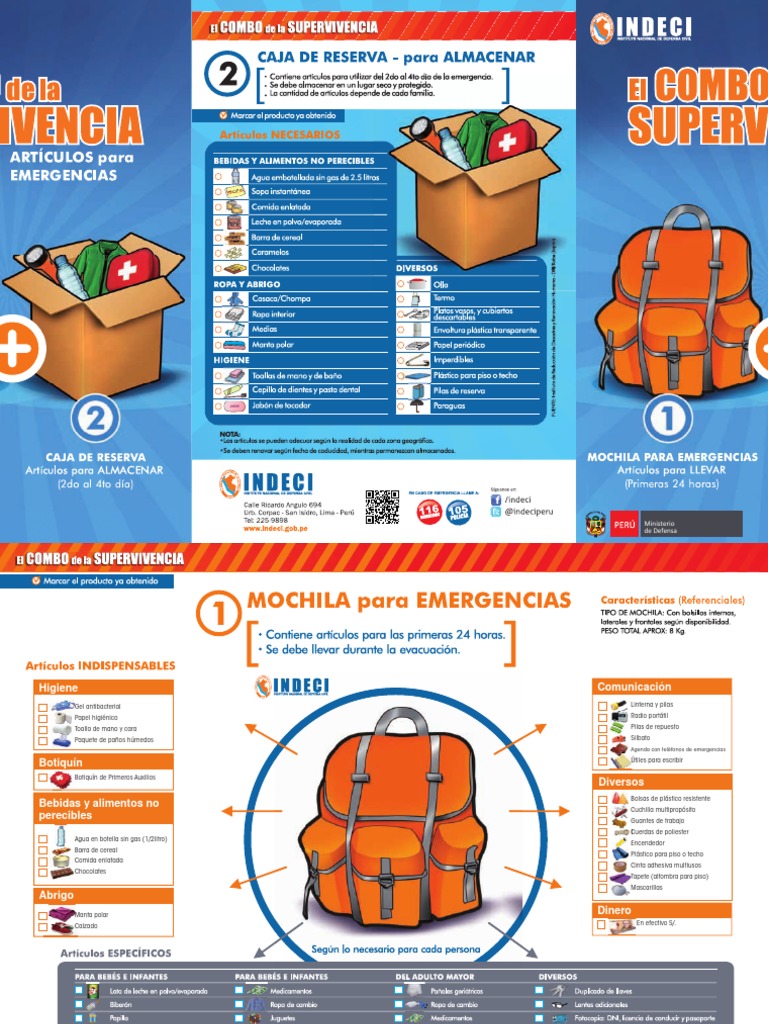 Mochila de Emergencia | PDF