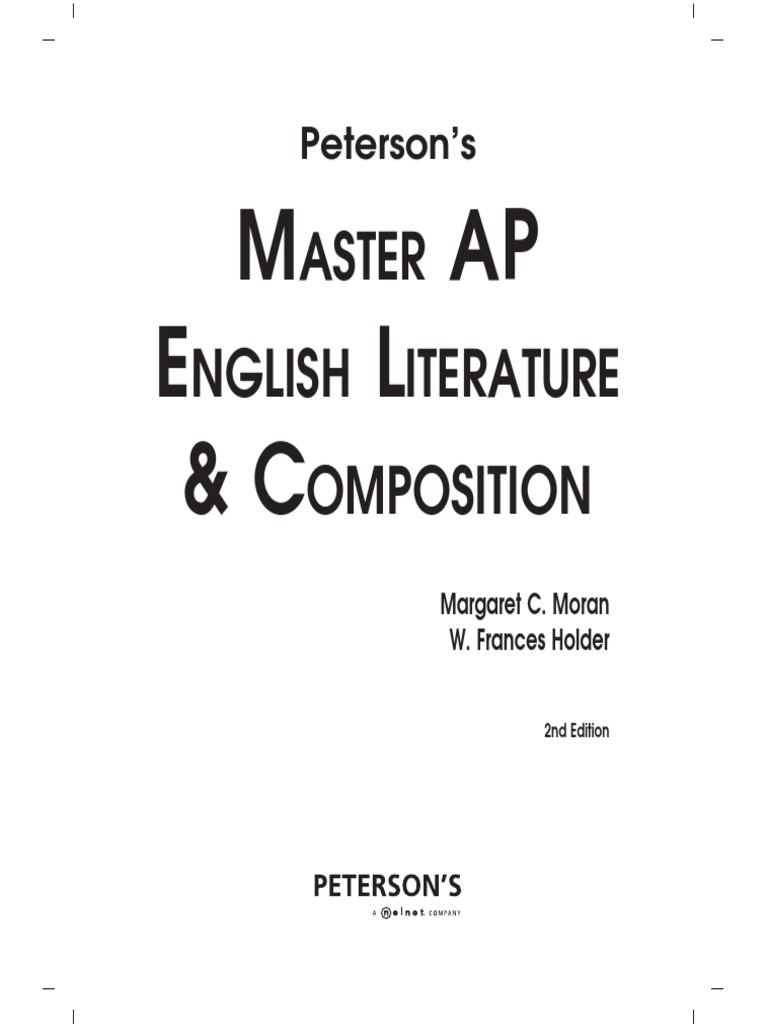 AP Master The AP English Literature and Composition PDF | PDF | Test ...