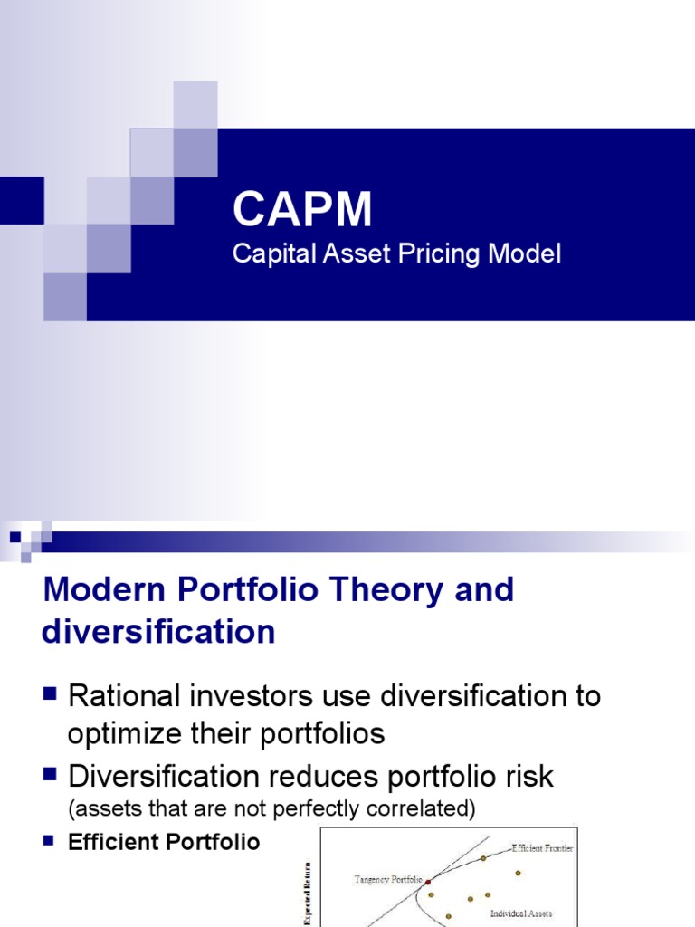 An Introduction to the Capital Asset Pricing Model (CAPM): Key Concepts ...